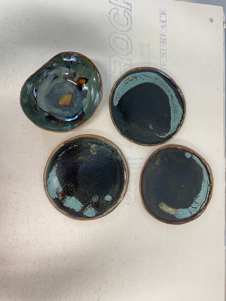 Stoneware Dinnerware Set 10 Inch Plates Handmade Ceramic Plates Rustic ...