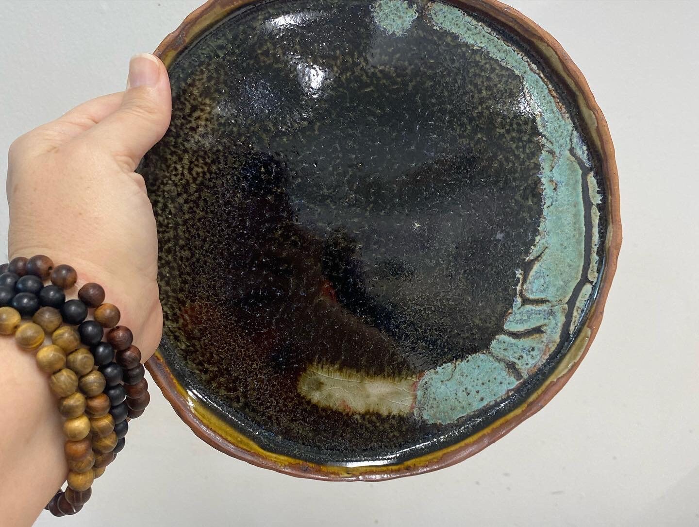 Stoneware Dinnerware Set 10 Inch Plates Handmade Ceramic Plates Rustic ...