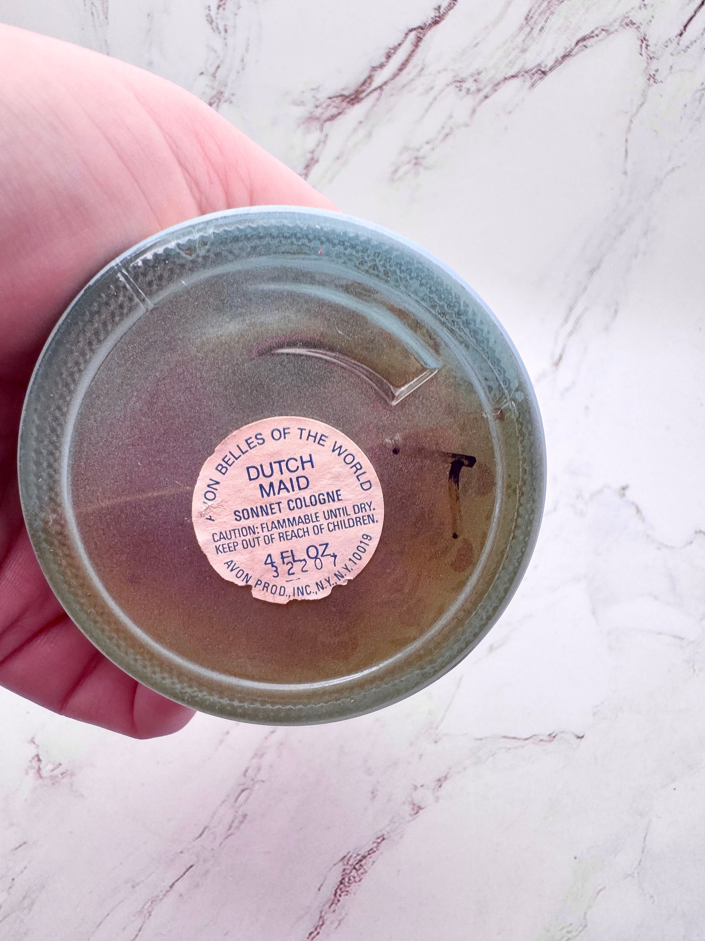 Vintage AVON Belles of the World Dutch Maid Woman Cologne Perfume ...