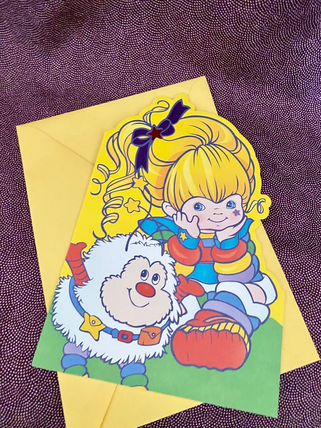 Vintage Rainbow Brite Birthday Card or Ephemera. Combine - Etsy