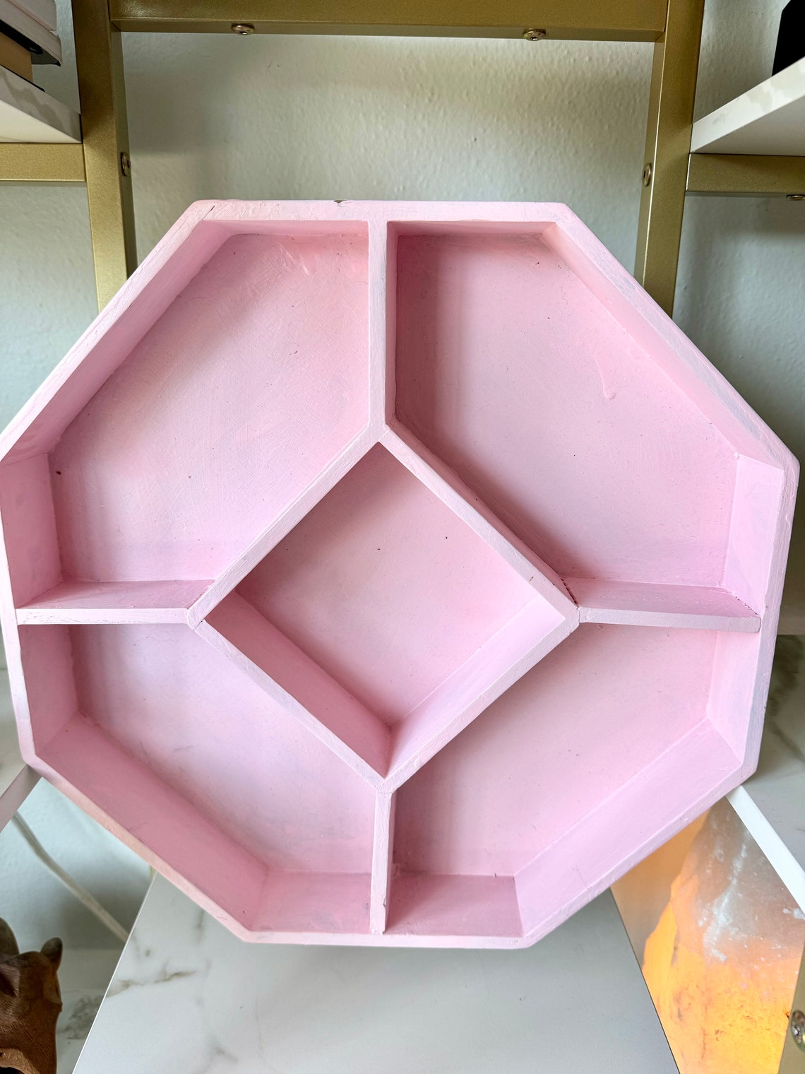Pink Hand Painted Display Shelf Combine Purchases for Free Shipping - Etsy