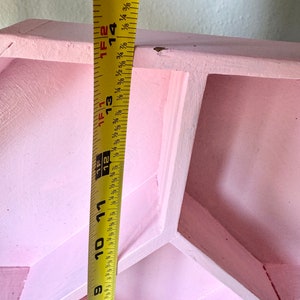 Pink Hand Painted Display Shelf Combine Purchases for Free Shipping - Etsy