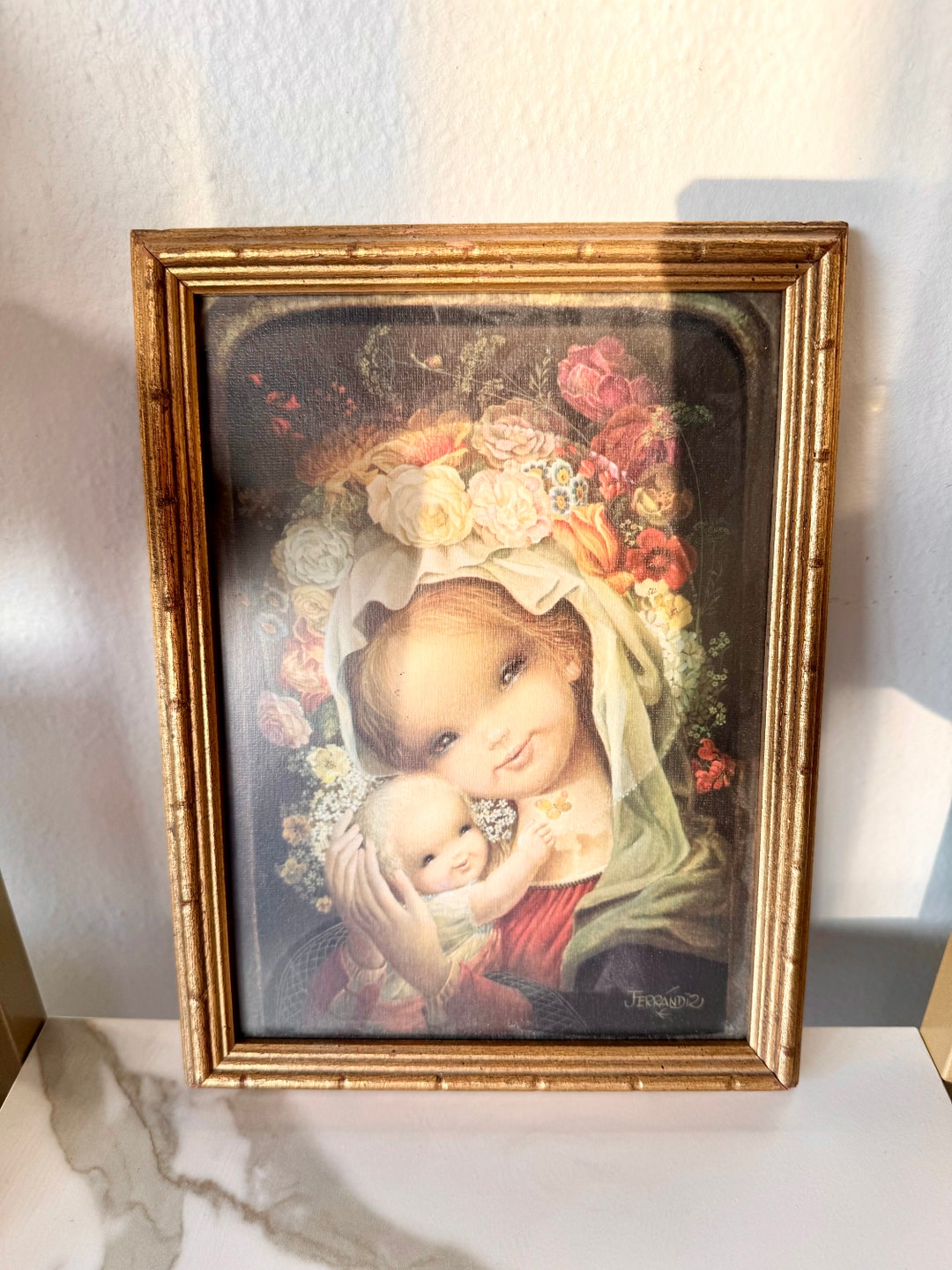 Ferrandiz Mother & Child Print With Frame - Combine Orders for Free ...