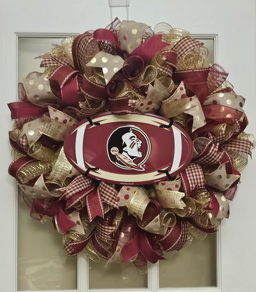 Florida State FSU Wreath - Etsy