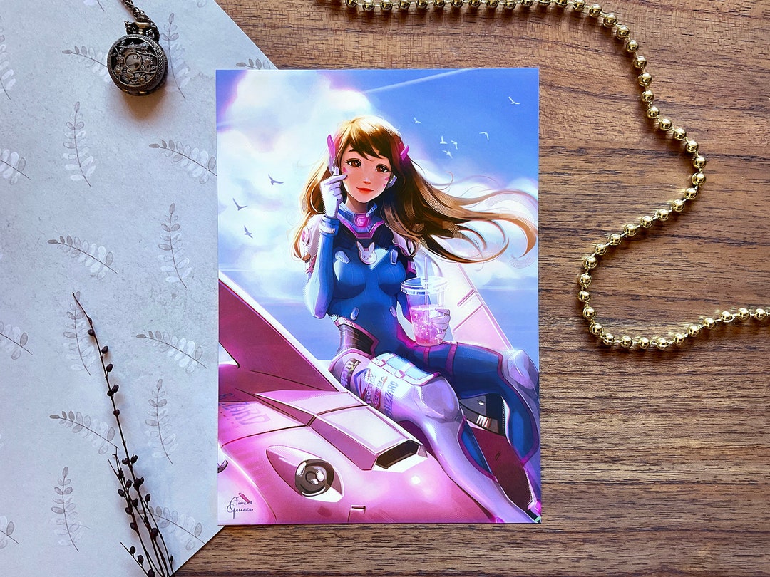 Battle Diva Meka Art Print - OW Heroine - Etsy