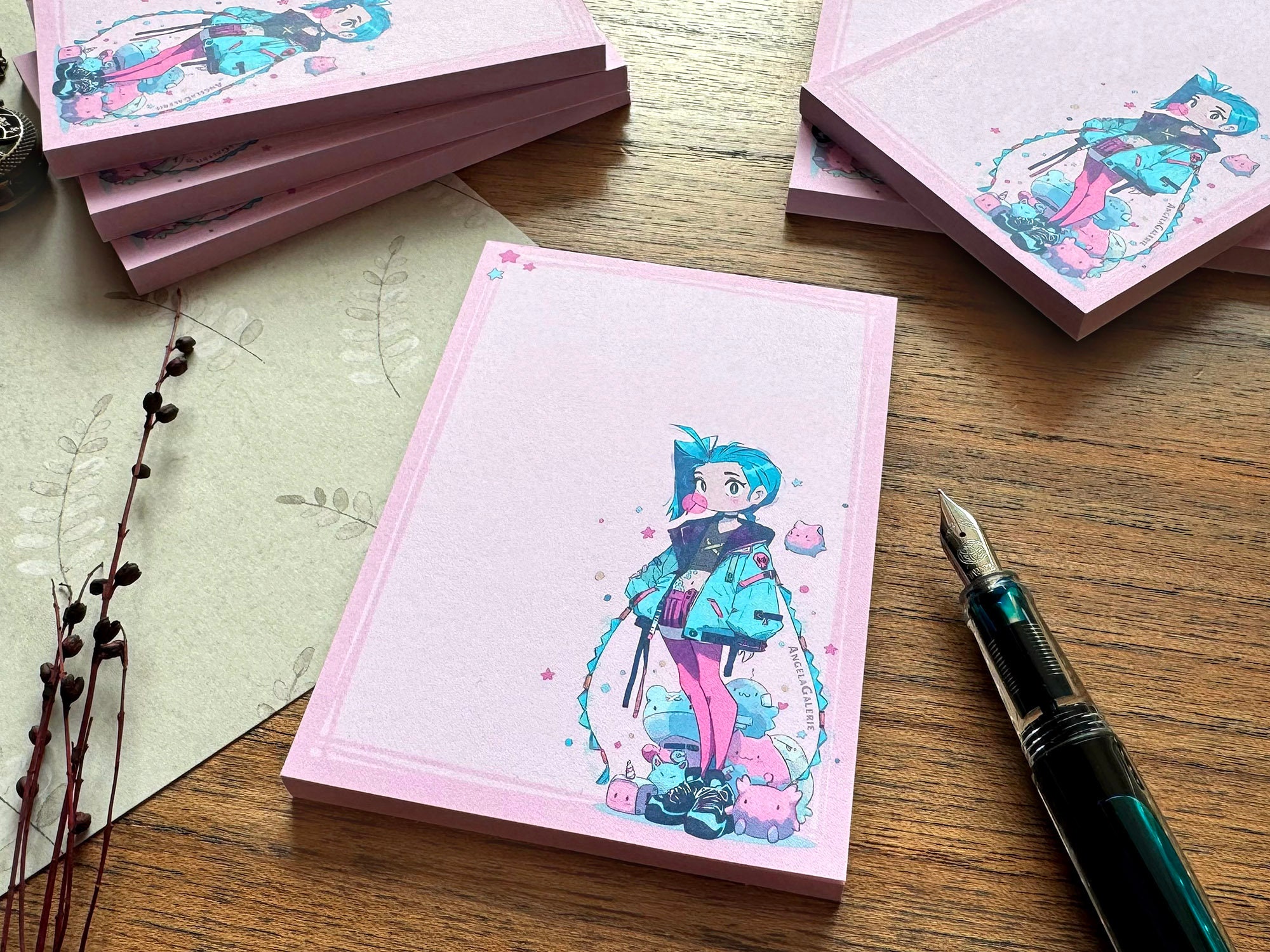Memopad Steampunk Chibi Jinx Girl: Eco-friendly Notepads - Arcane - Etsy