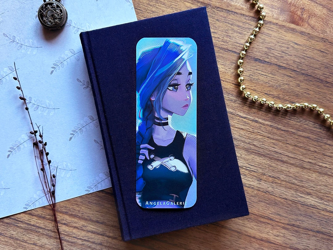 Steampunk Girl Bookmark / Cute Anime Bookmark / Printed One Side / Book ...