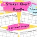 Printable Sticker Charts Bundle | Reward Chart | Behavior Chart | Kids ...