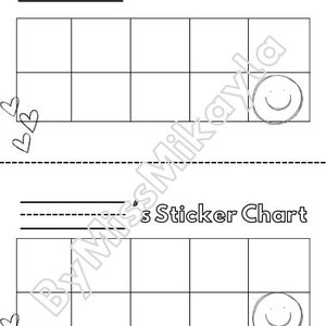 Printable Sticker Charts Bundle | Reward Chart | Behavior Chart | Kids ...