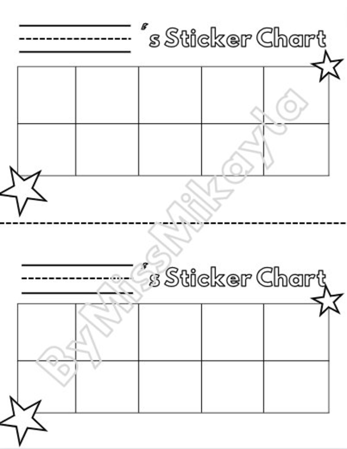 Printable Sticker Charts Bundle | Reward Chart | Behavior Chart | Kids ...