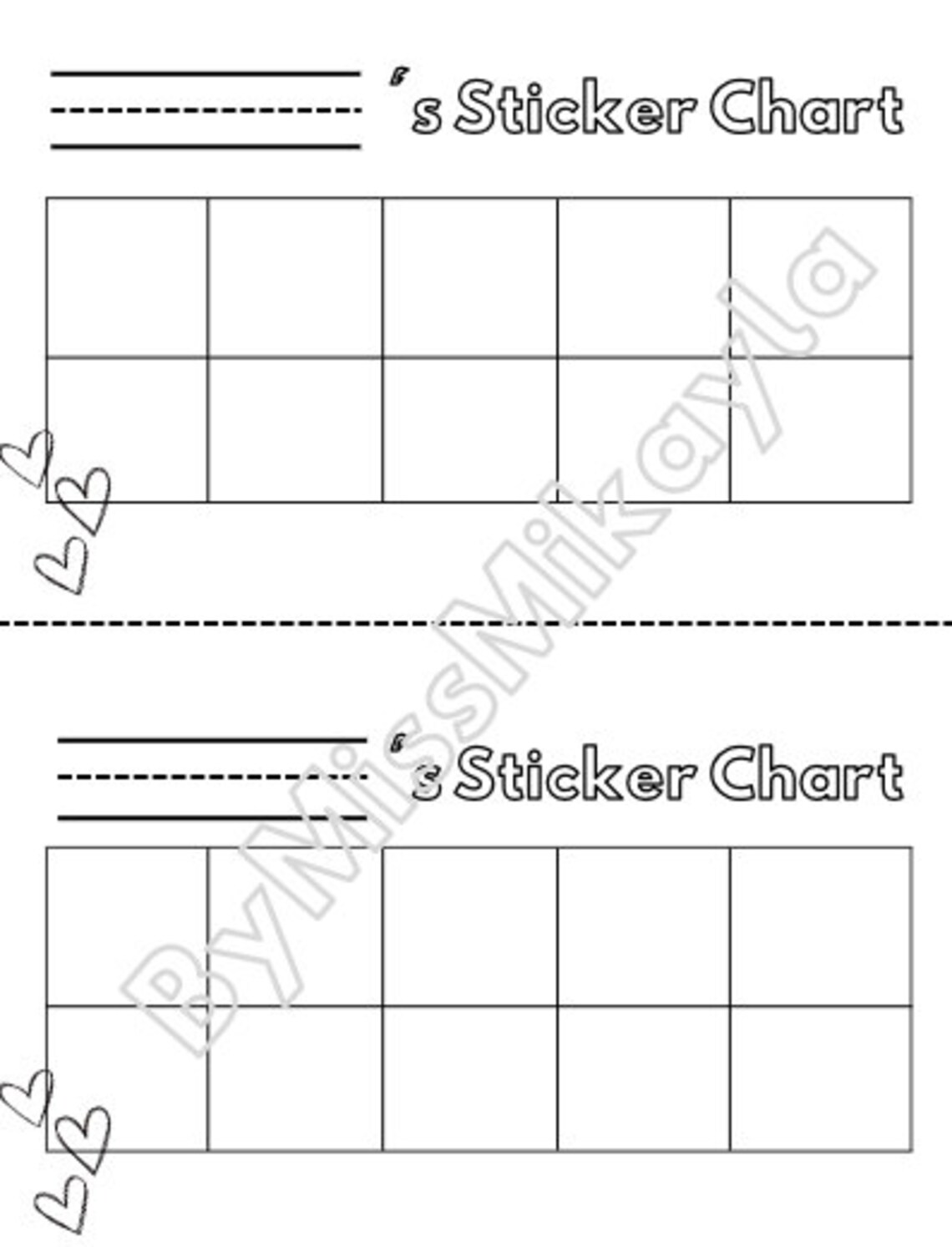 Printable Sticker Charts Bundle | Reward Chart | Behavior Chart | Kids ...