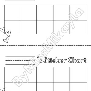 Printable Sticker Charts Bundle | Reward Chart | Behavior Chart | Kids ...
