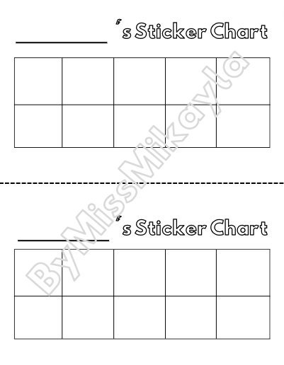 Printable Sticker Charts Bundle | Reward Chart | Behavior Chart | Kids ...