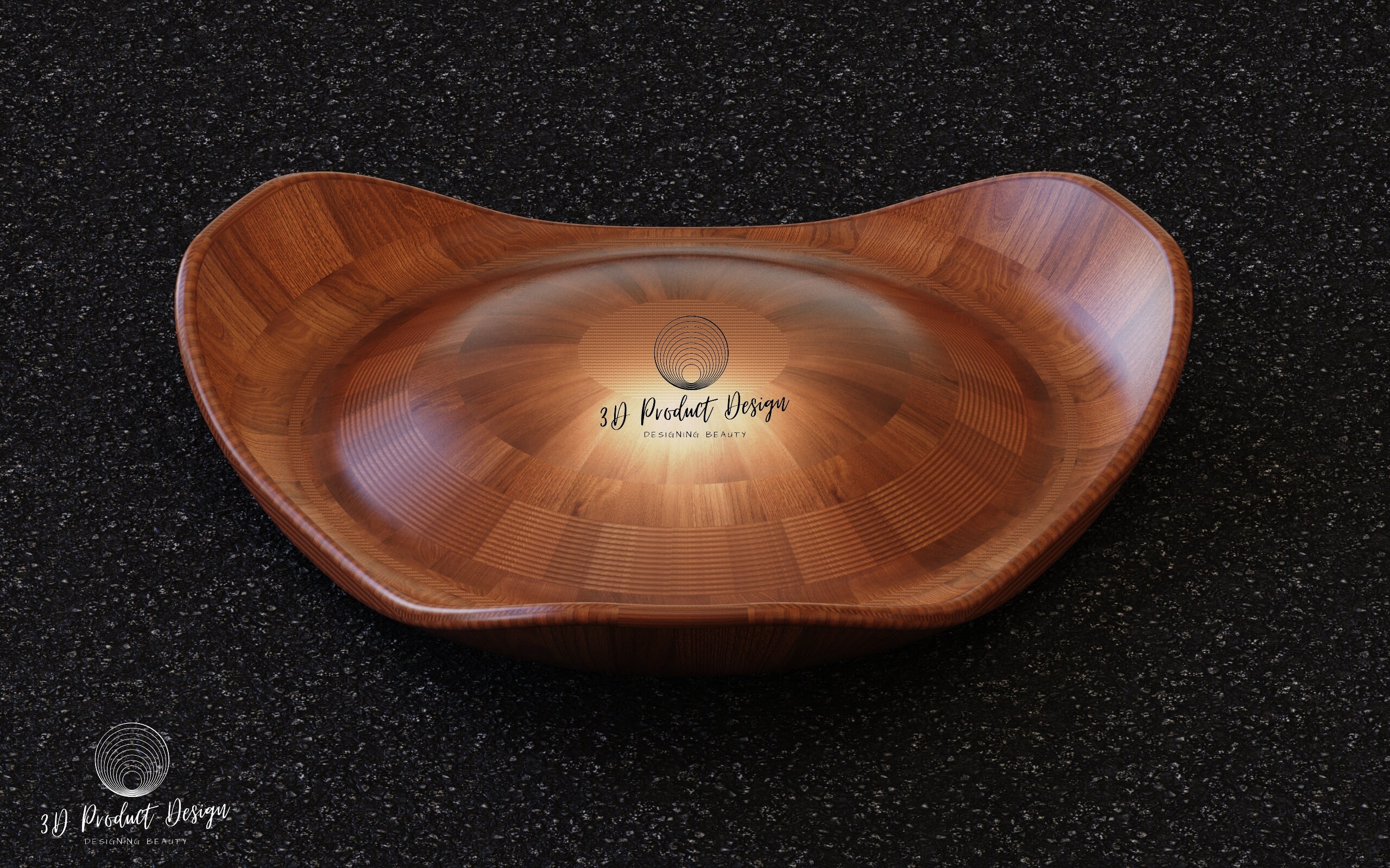 Wooden Bowl - 3D Model for Manufacturing on a CNC Machine and 3D ...