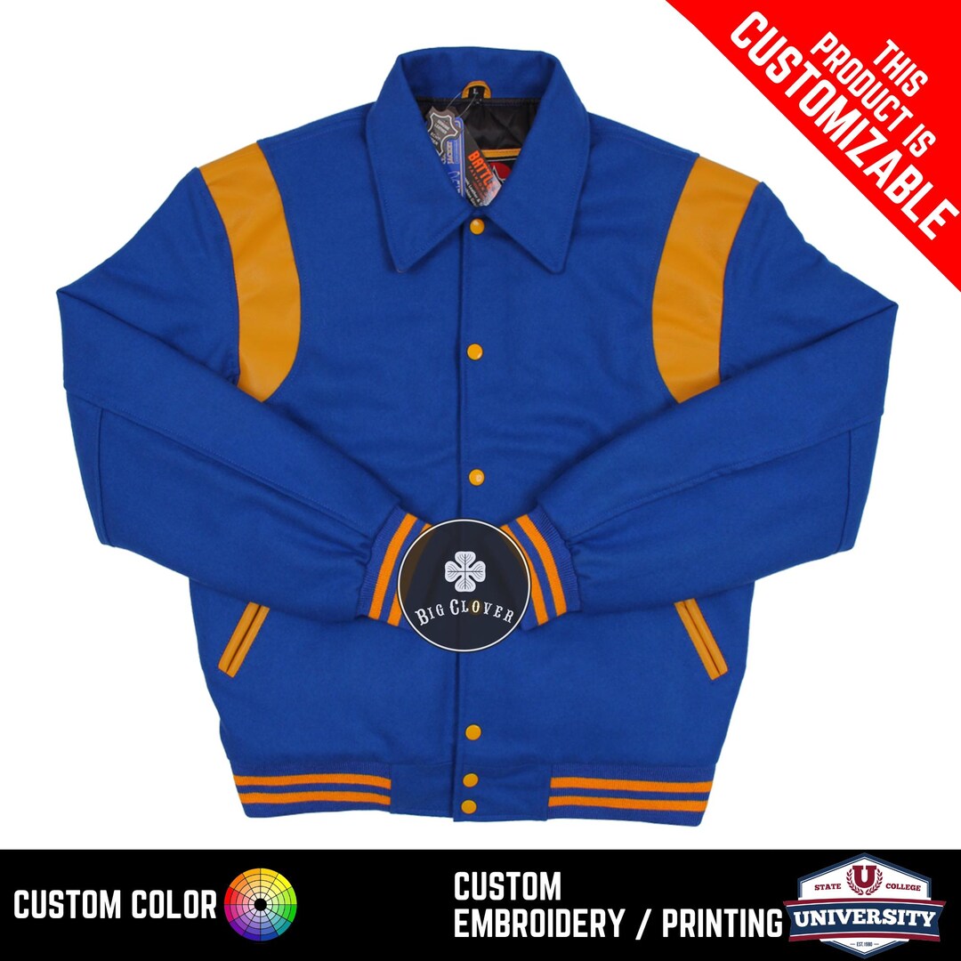 Handmade Personalized Byron Collar Melton Wool Body & Sleeves High ...