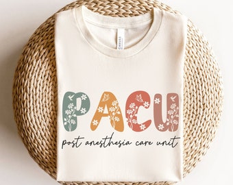 Custom PACU Nurse Shirt Personalized PACU Nurse Tshirt - Etsy