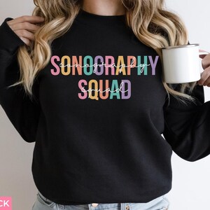 Sonography Squad Crewneck Sweatshirt Gift, Sonographer Sweater Gift ...
