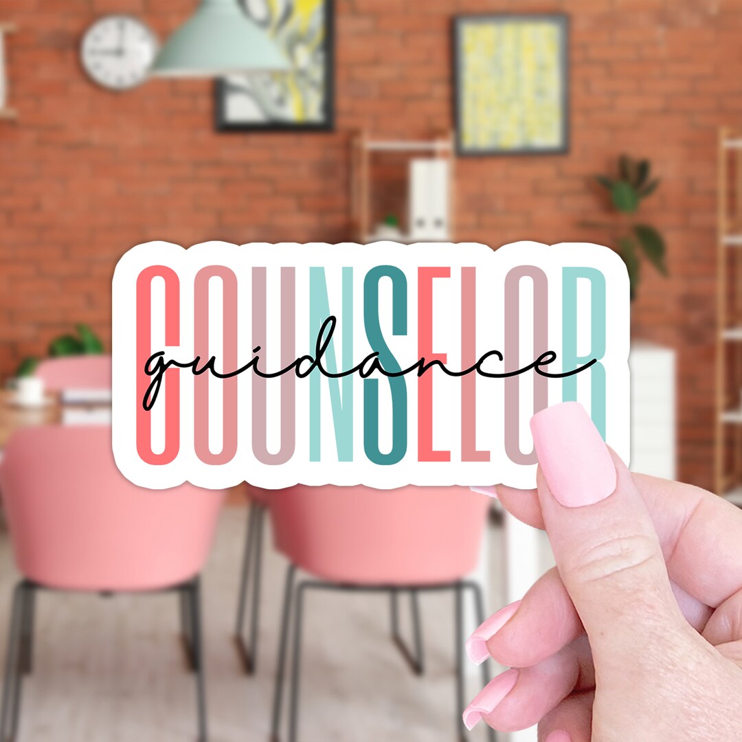 Guidance Counselor Sticker, Gift for Guidance School Counselor ...