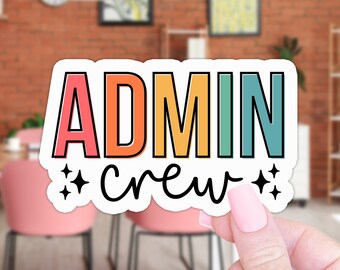 Administrative Sticker, Admin Team Sticker, Admin Team Decal ...
