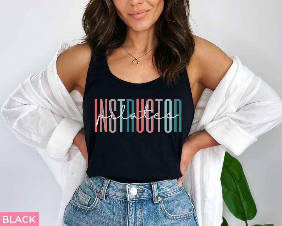 Pilates Instructor Tank Top Gift, Pilates Fitness Instructor Teacher ...