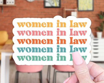 Hot Girls Litigate Sticker, Women in Law, Lawyer Sticker, Attorney Grad ...