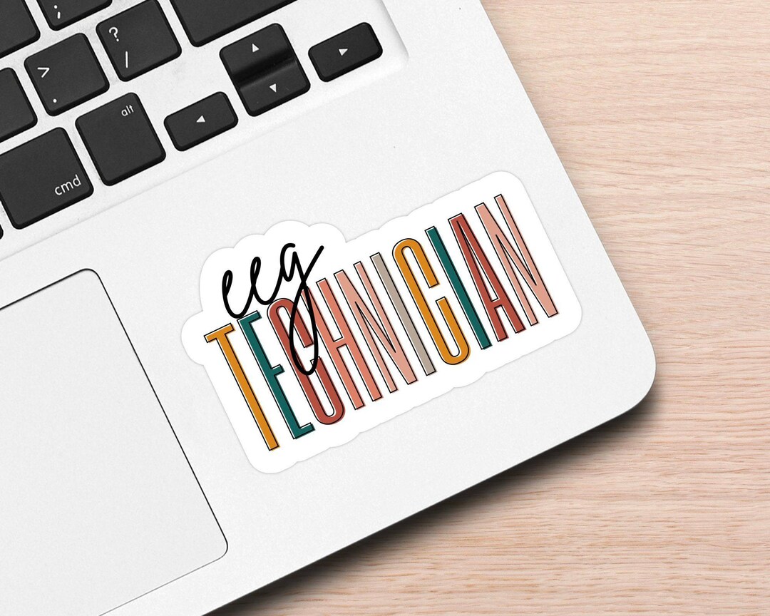 EEG Technician Sticker Gift, EEG Tech Laptop Sticker Gift,eeg ...