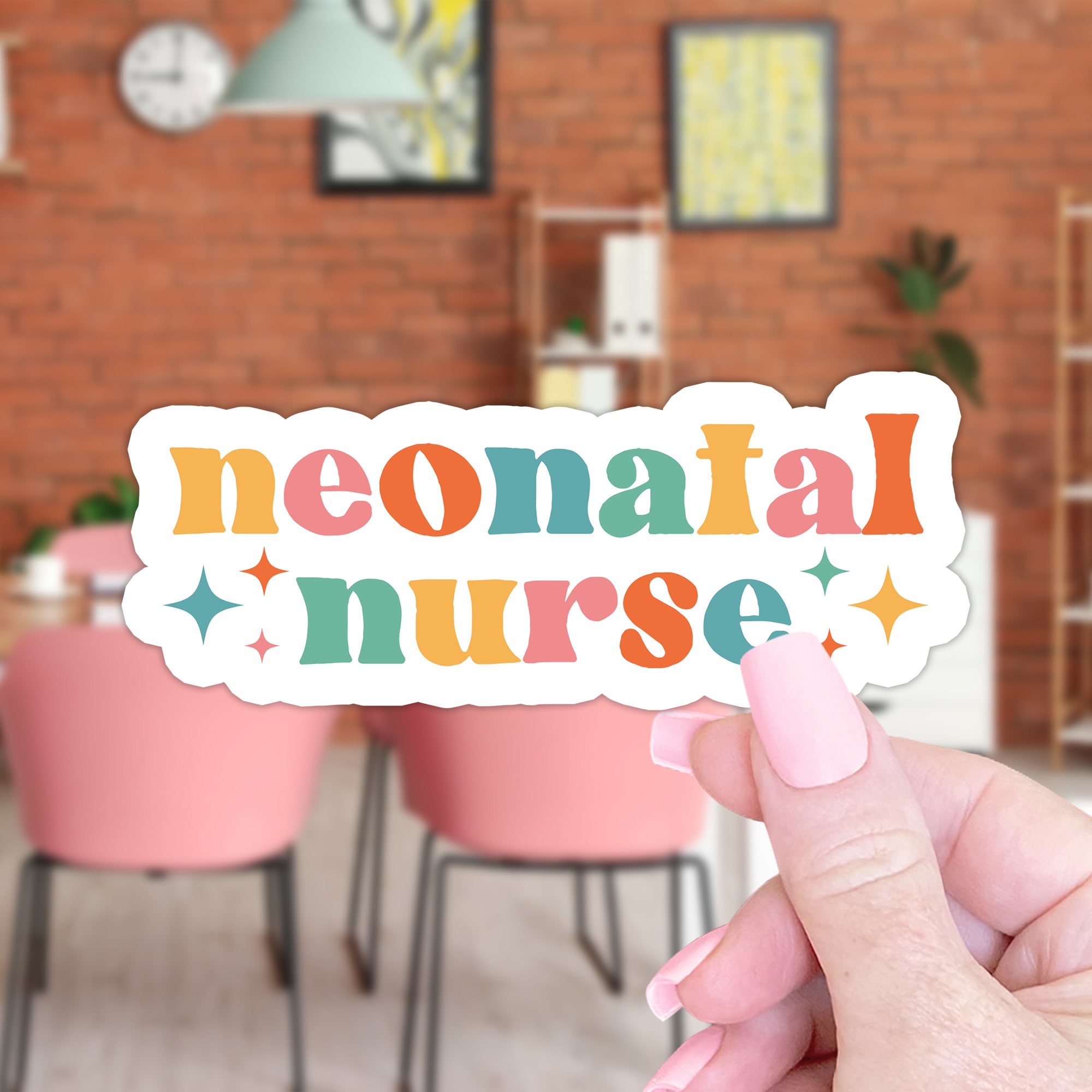 Neonatal Nurse Sticker Gift Neonatal NICU Nurse Laptop Water - Etsy