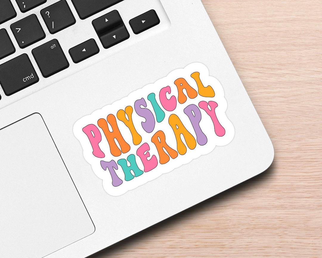 Physical Therapy Sticker, Physical Therapist Sticker Gift, Decal for ...