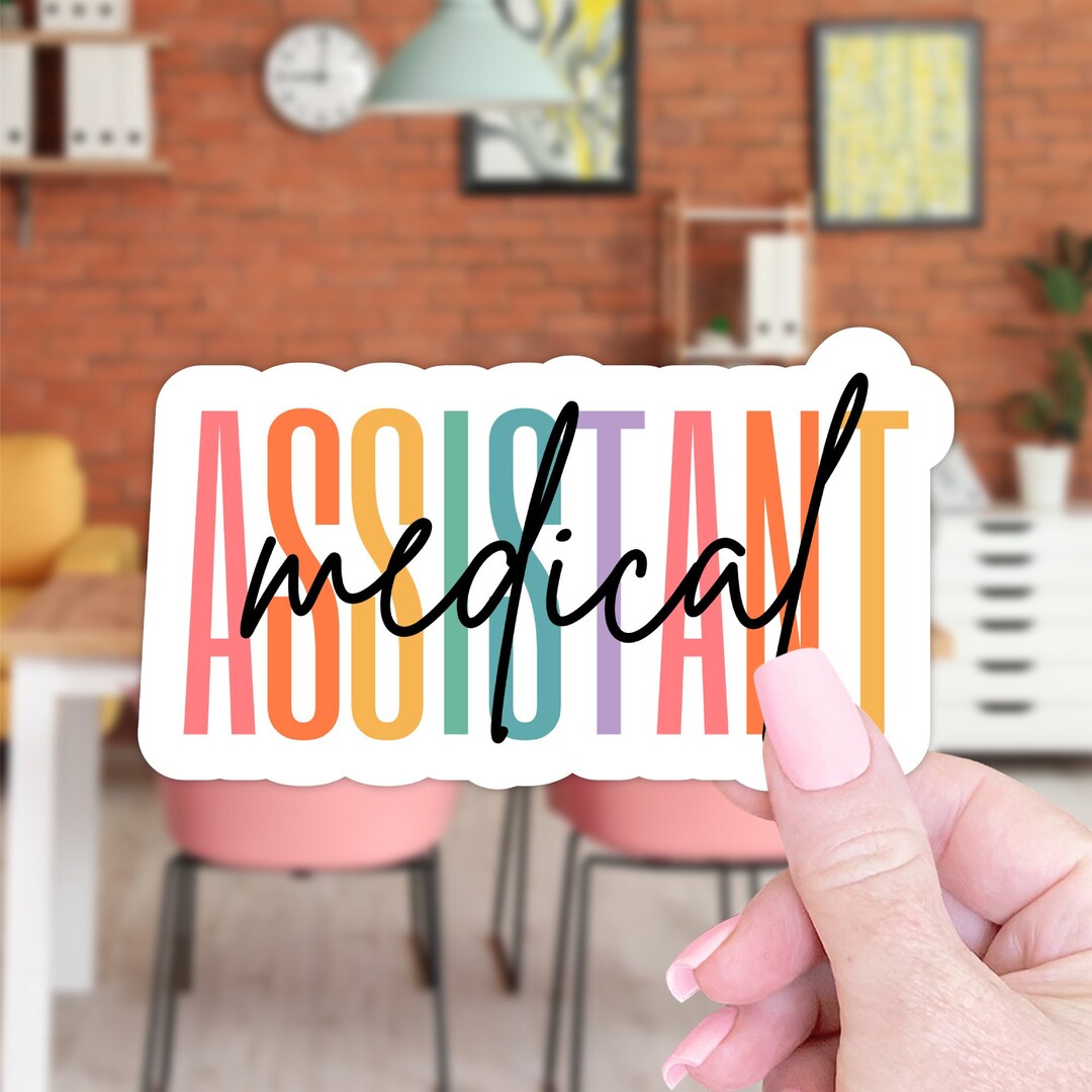 Medical Assistant Sticker Gift, Certified Medical Assistant Laptop ...