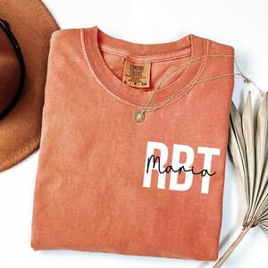 CUSTOM RBT Comfort Colors® Shirt Gift, Personalized RBT Shirt Gift ...