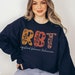 Floral Boho RBT Sweatshirt Gift, Registered Behavior Technician Women ...