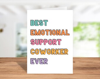 Printable Coworker Card Printable Employee Appreciation Card - Etsy