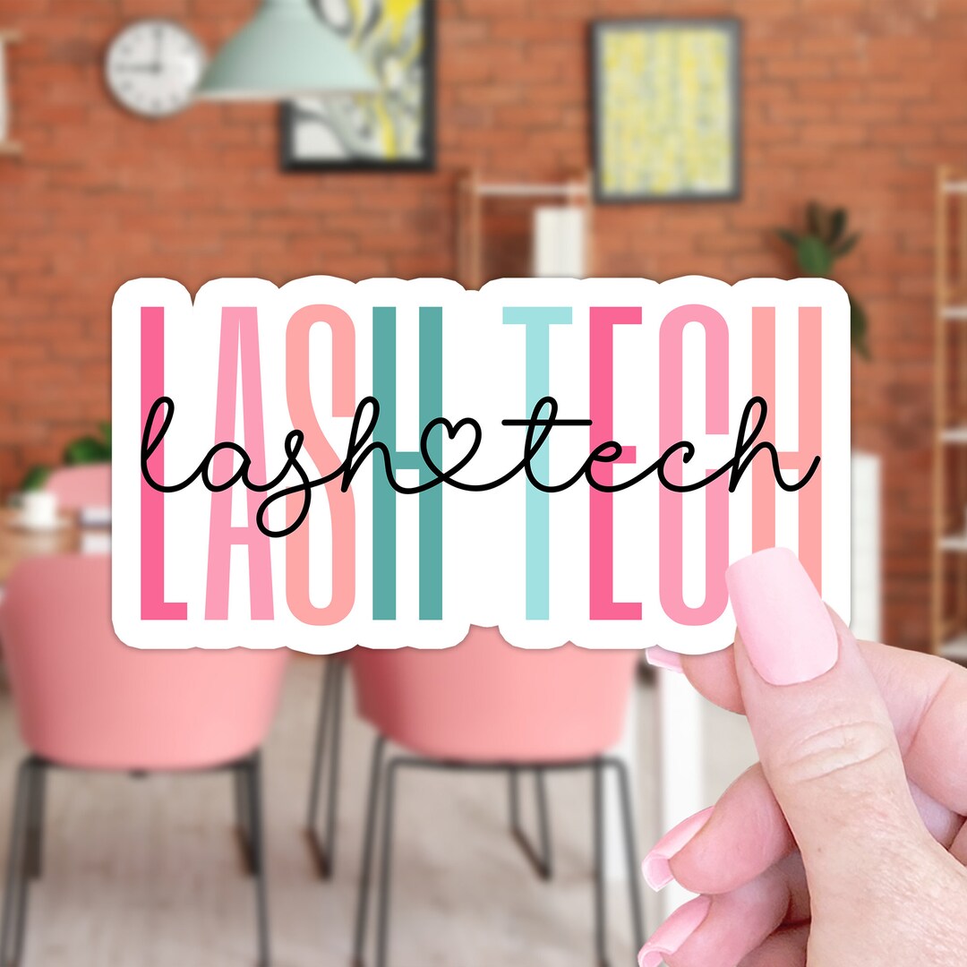 Lash Tech Sticker Gift, Eyelash Technician Sticker Gift, Lash Artist ...