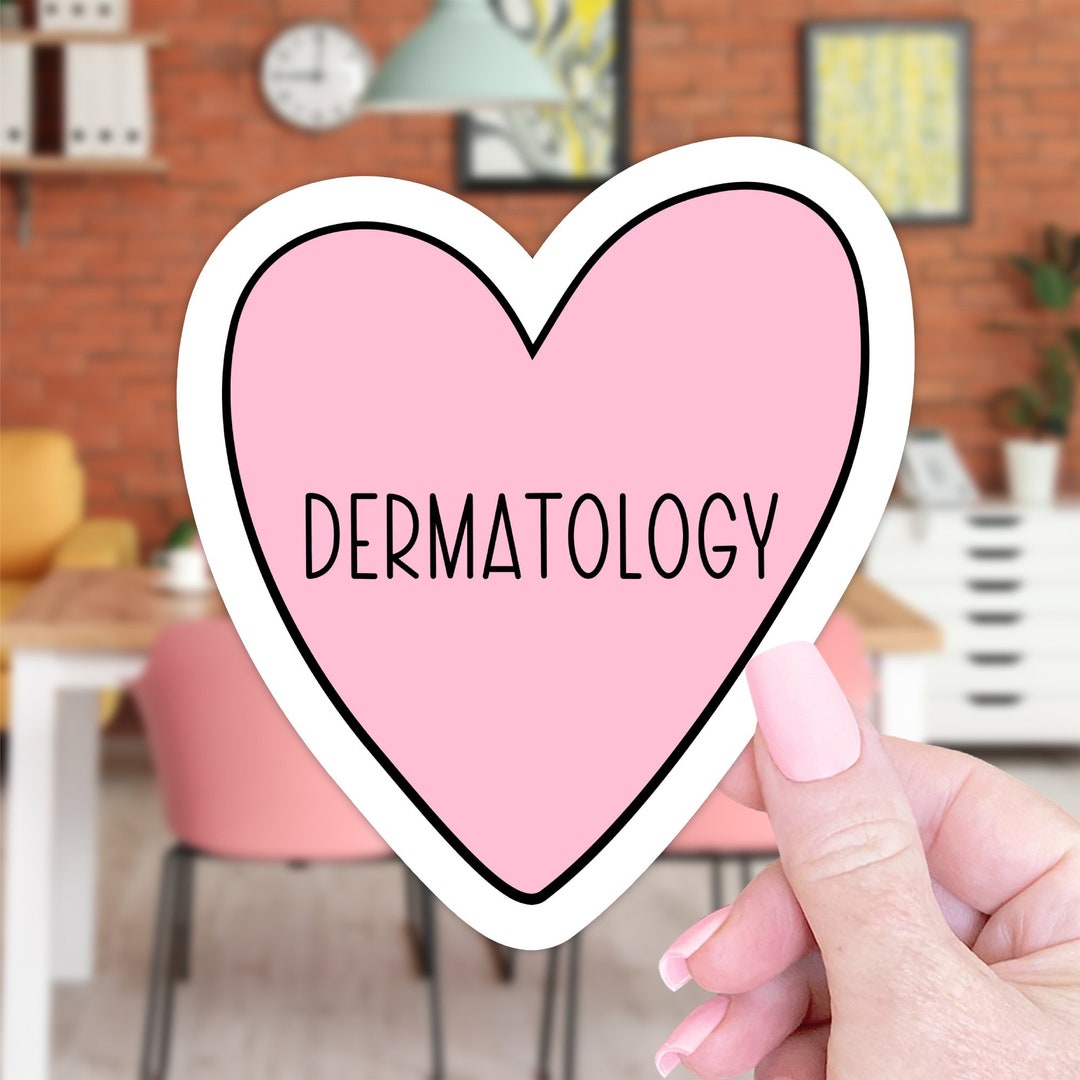 Dermatology Sticker Gift, Dermatologist Laptop Water Bottle Sticker ...