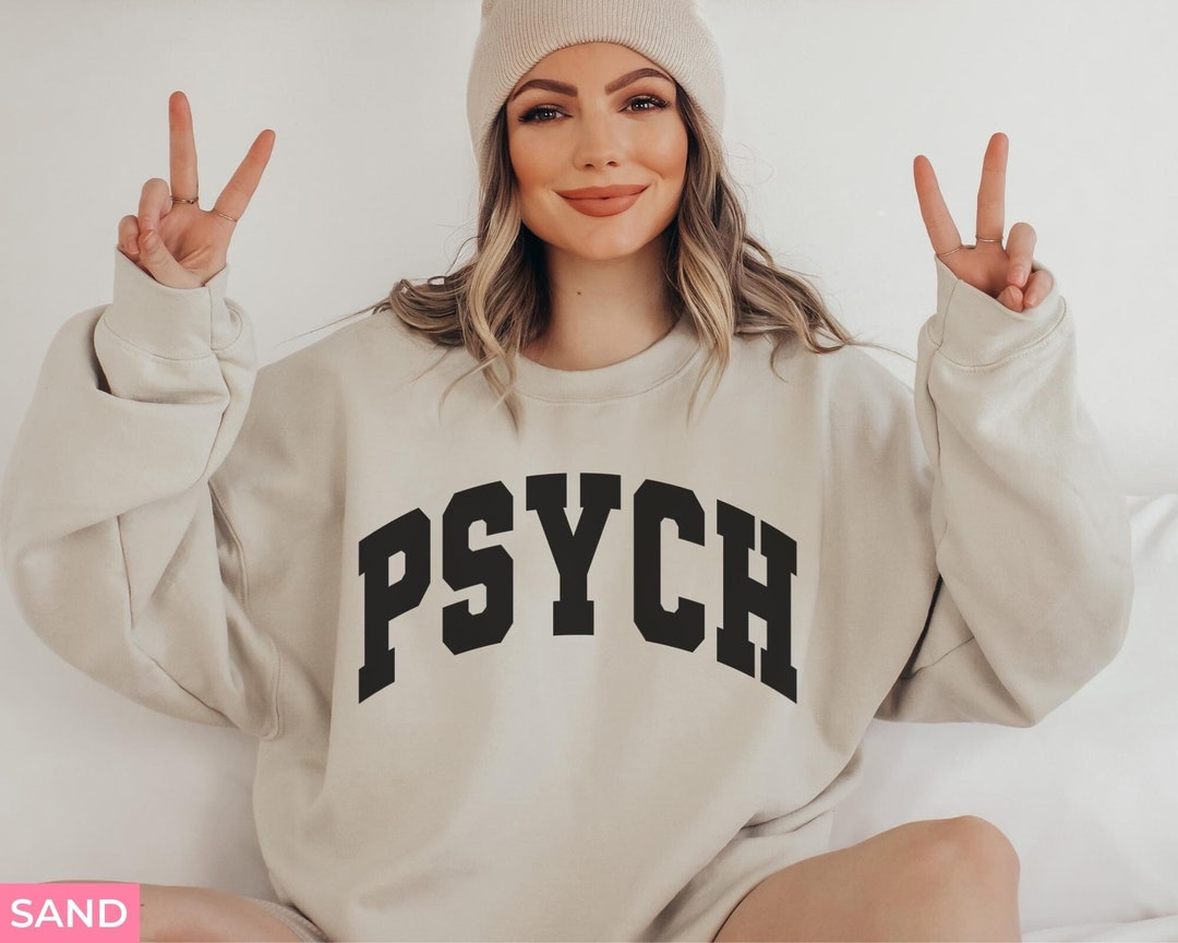 Psychology Sweatshirt Gift, Psychologist Crewneck Sweater Gift ...