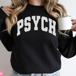 Psychology Sweatshirt Gift, Psychologist Crewneck Sweater Gift ...