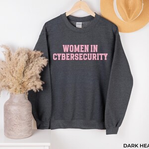 Women in Cybersecurity Sweatshirt Gift, Cybersecurity Womens Crewneck ...