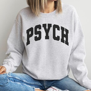 Psychology Sweatshirt Gift, Psychologist Crewneck Sweater Gift ...