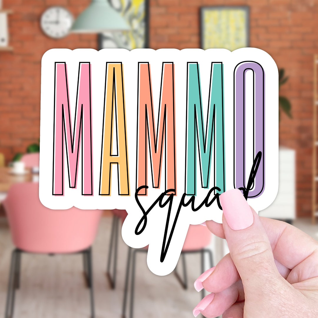 Mammo Squad Sticker Gift Mammography Technician Laptop - Etsy