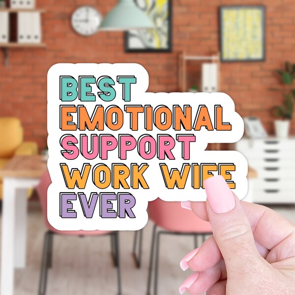 Funny Work Wife Sticker - Etsy