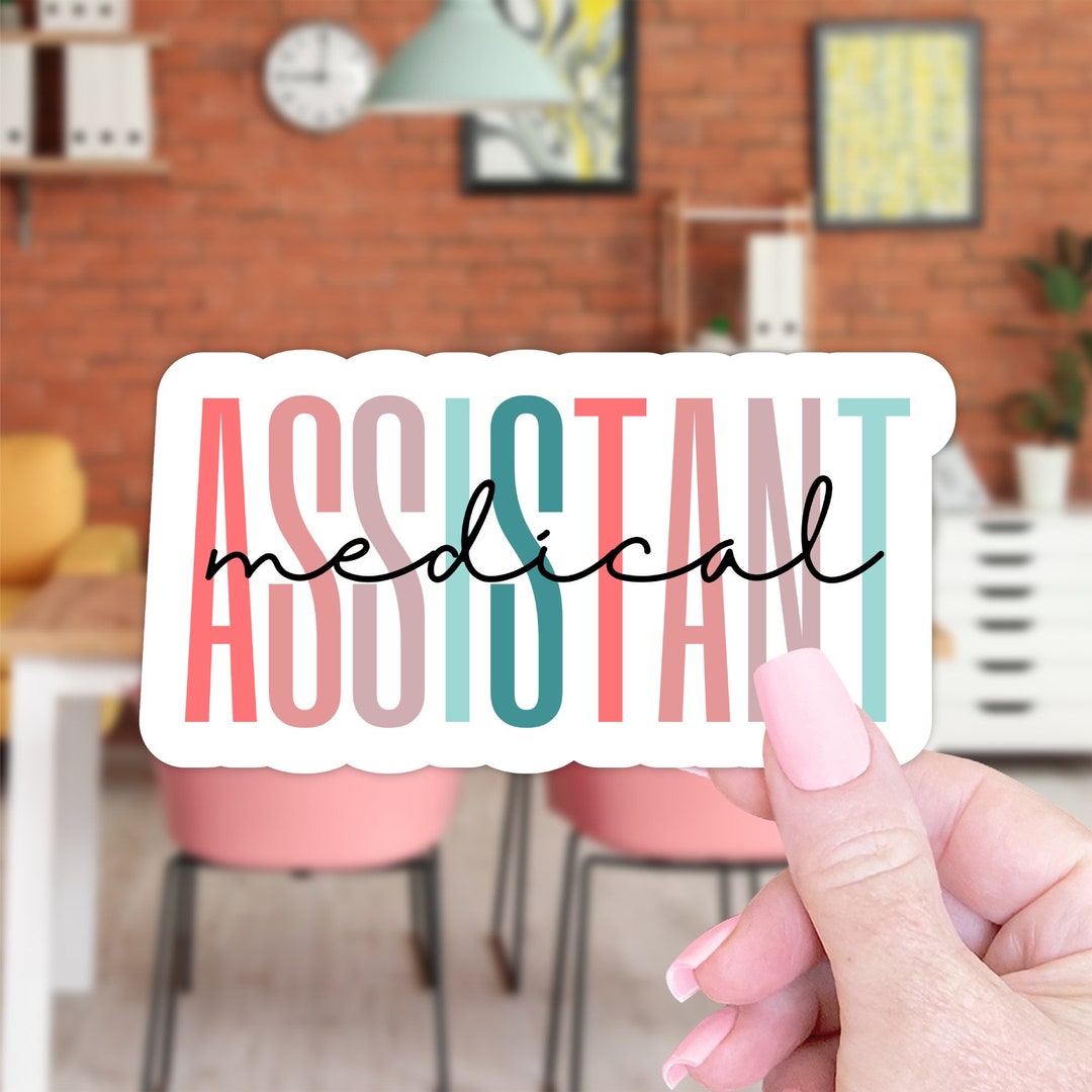Medical Assistant Sticker Gift, Certified Medical Assistant Laptop ...