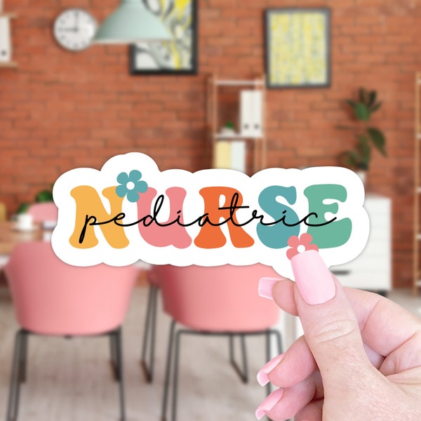 Pediatric Nurse Sticker - Etsy