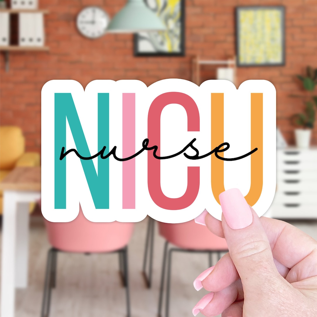 NICU Nurse Sticker Gift NICU Nurse Squad Laptop Water Bottle - Etsy