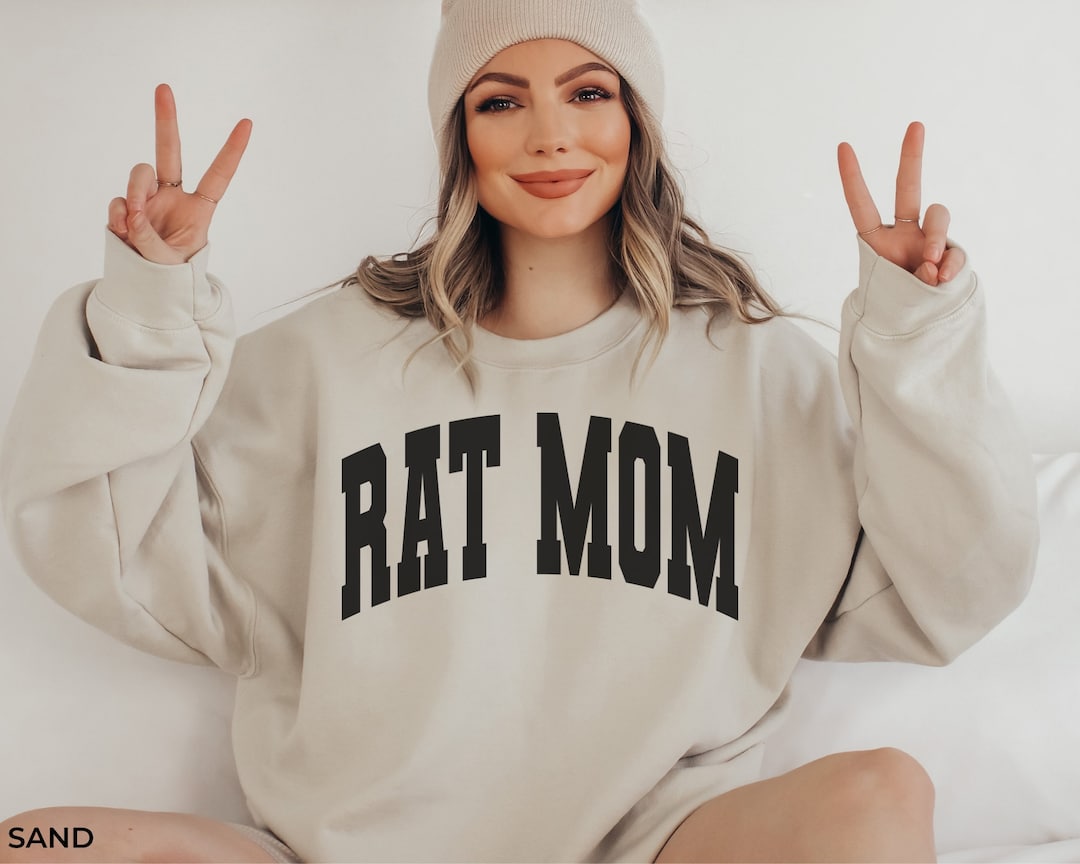 Rat Mom Sweatshirt Gift, Rat Mom Shirt, Rat Owner Sweater Gift for ...