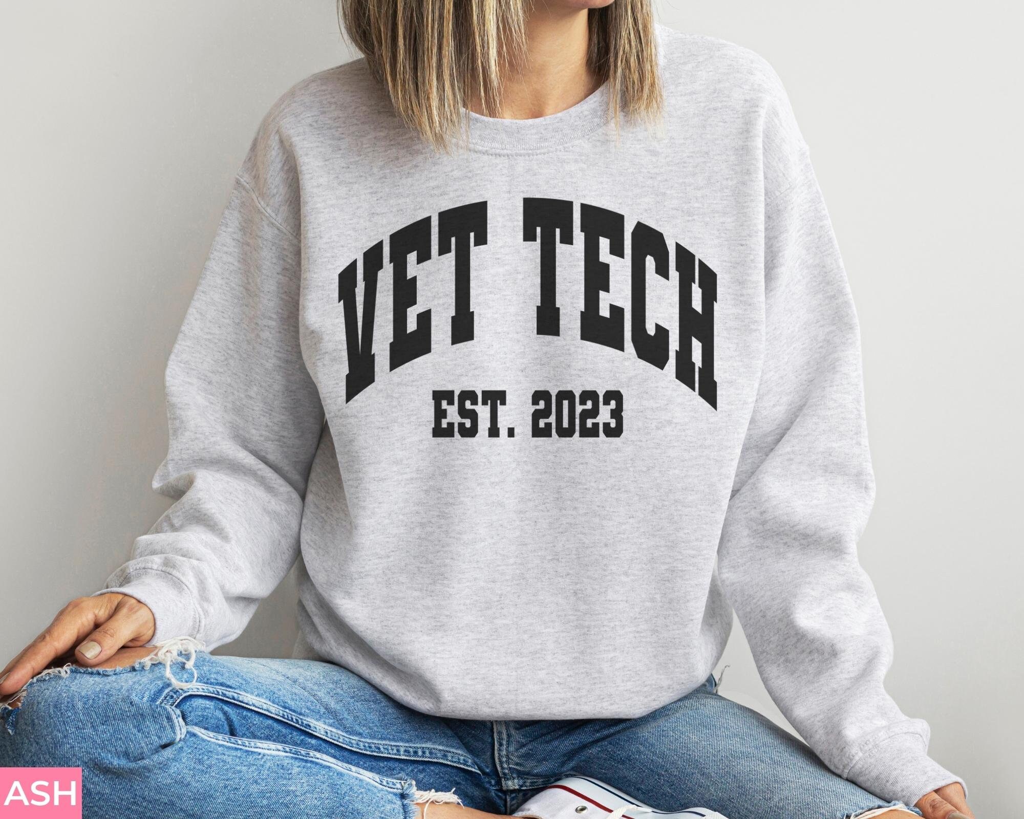 Custom Vet Tech Crewneck Sweatshirt Gift Vet Med Technician - Etsy