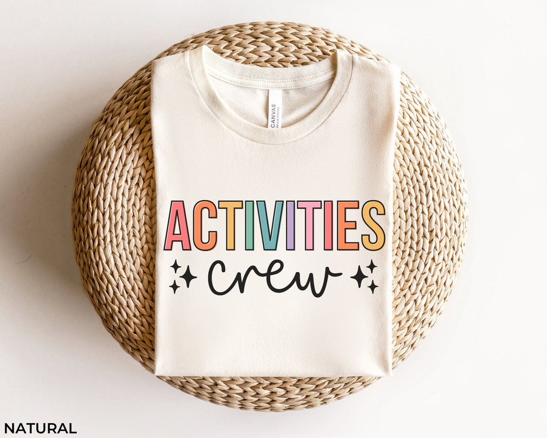Activities Crew Shirt Gift, Activity Squad Team Tshirt Gift, Activities ...