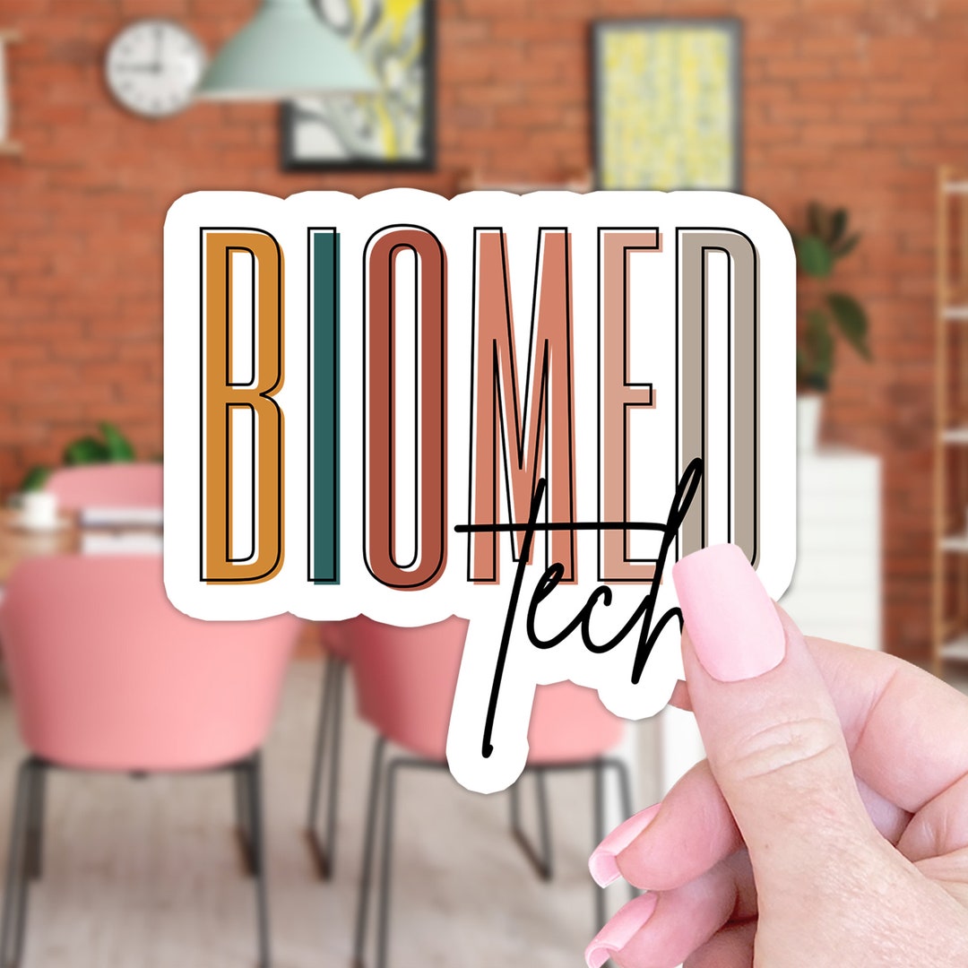 Biomed Tech Sticker Decal Gift Biomedical Technician Laptop - Etsy