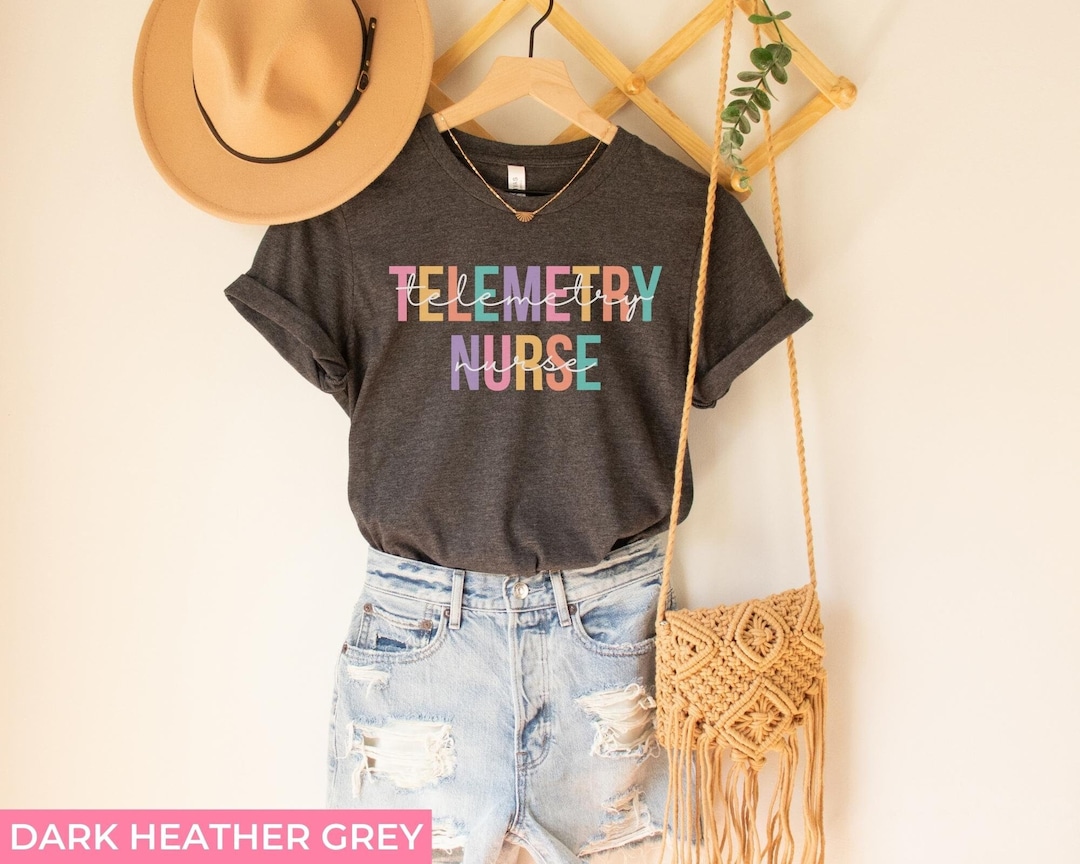 Telemetry Nurse Shirt Gift, Telemetry Nursing Tshirt Gift, PCU ...