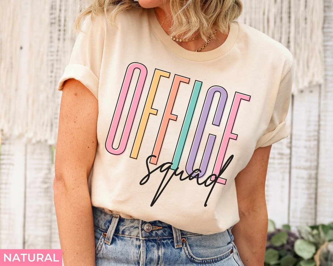 Office Squad Crew Team Shirt, Office Group Crew Squad Matching Tshirts ...