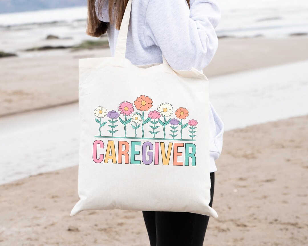 Caregiver Tote Bag Gift, Caregiver Appreciation Tote Bag Gift ...